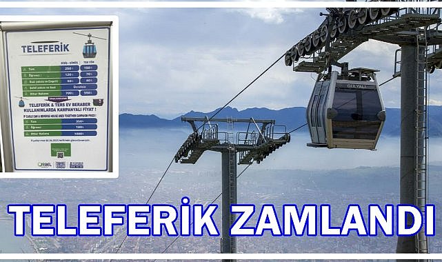 Teleferik Fiyatları Uçtu: Ordu’da Gidiş-Dönüş 250 TL Oldu - Ordu Gazete